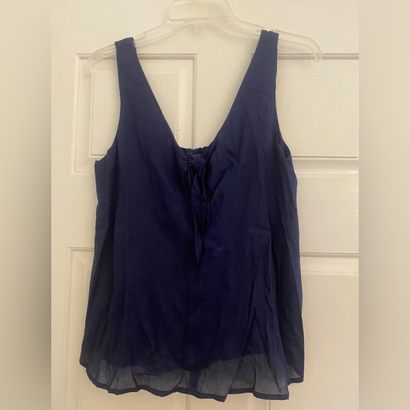 Maeve | Tops | Nwt Maeve Navy Blue Topx Small | Poshmark
